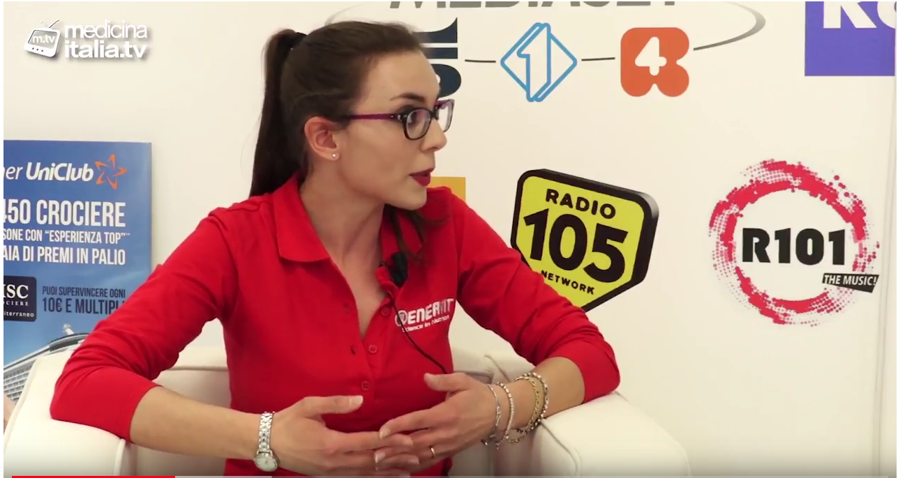 Elisa Mainetti di Enervit| Cosmofarma 2018| MedicinaItalia.tv